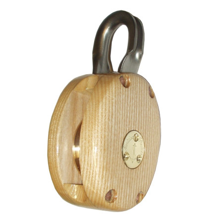 Single fixed eye wooden block "Force I" from 350 to 3300 kg - Nantaise ...