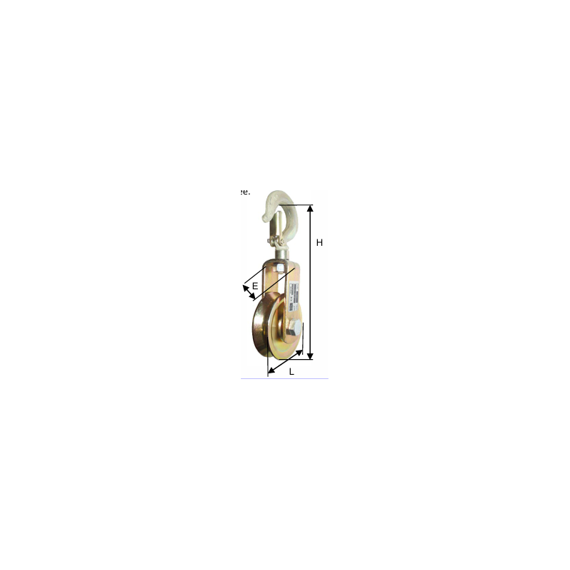 Yoke Pulley WLL 250 to 2000 kg - Nantaise de Poulies