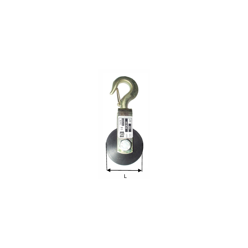Simple yoke pulley WILL 150 to 1500 kg - Nantaise de Poulies